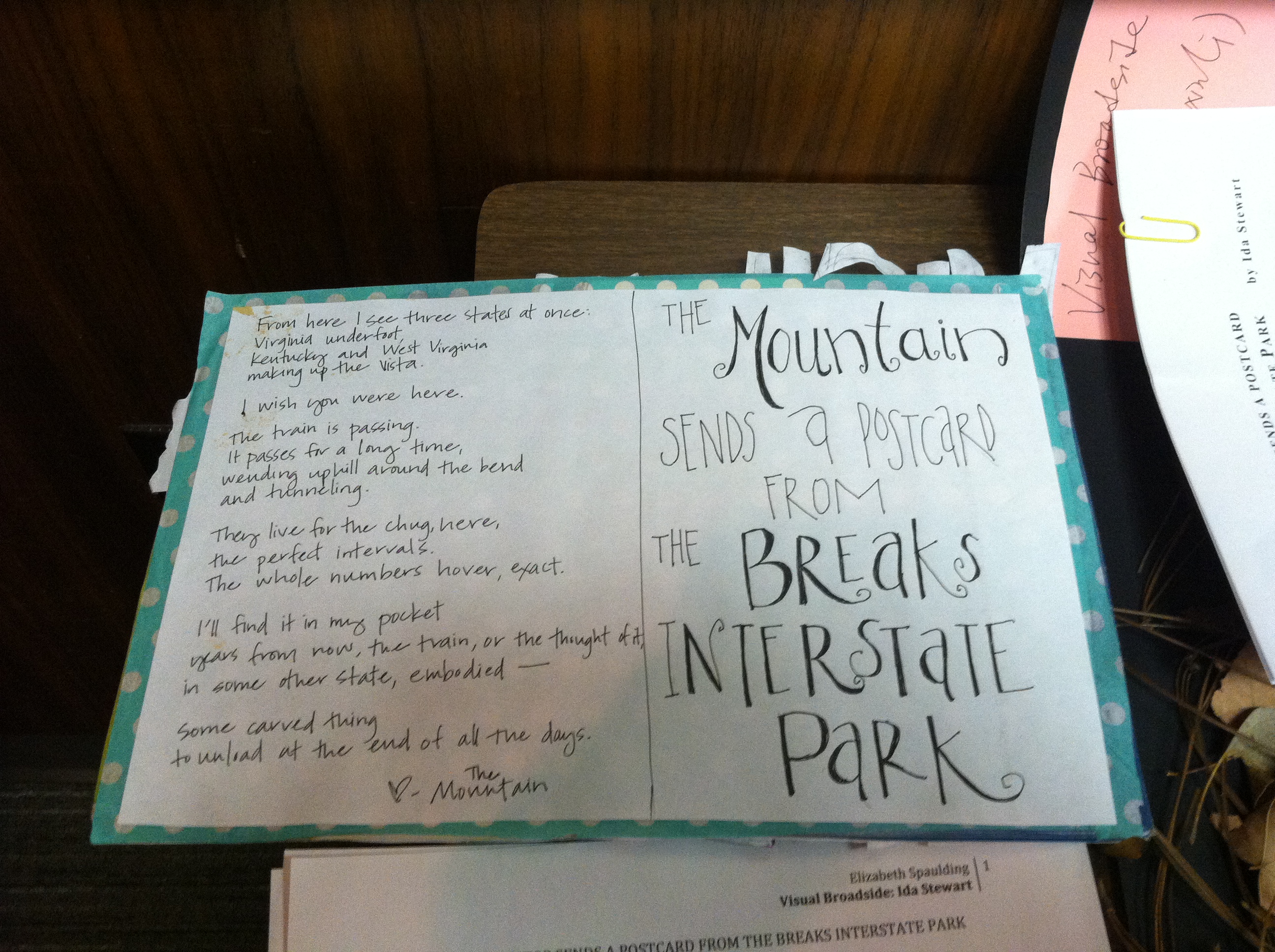 Visual Broadsides of Ida Stewart’s poetry from “Gloss” | Teachers Act Up!